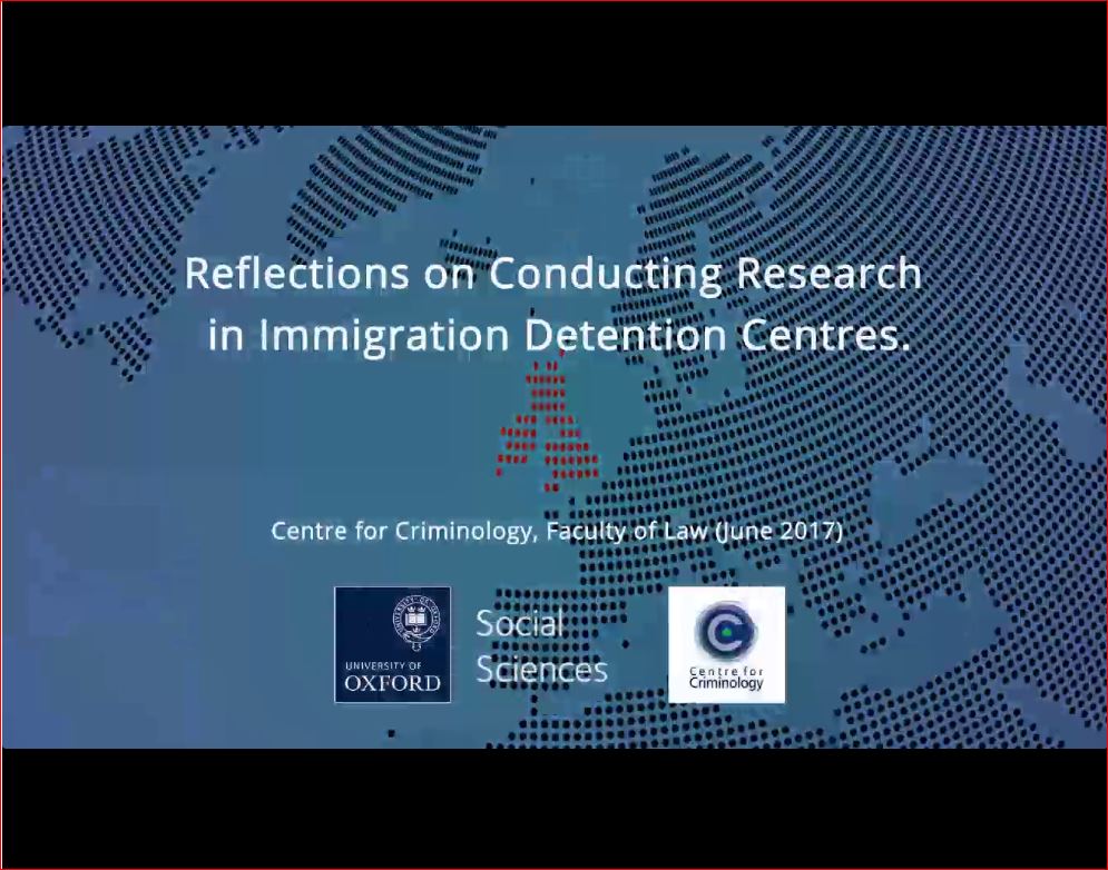 Training video: Reflections on conducting research in immigration ...