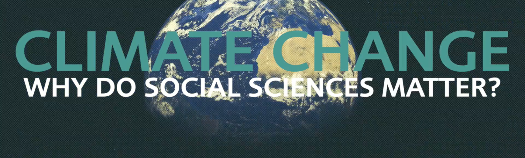 Climate change: Why do social sciences matter? | Social Sciences Division